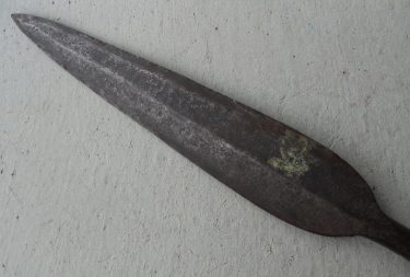 Plains Indian Buffalo Lance Head - Antique Weapon Store