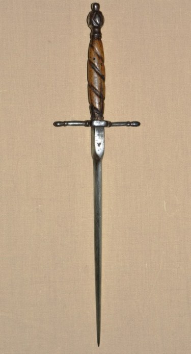 Stiletto Dagger, German or Italian, Mid-17th C - Antique Weapon Store