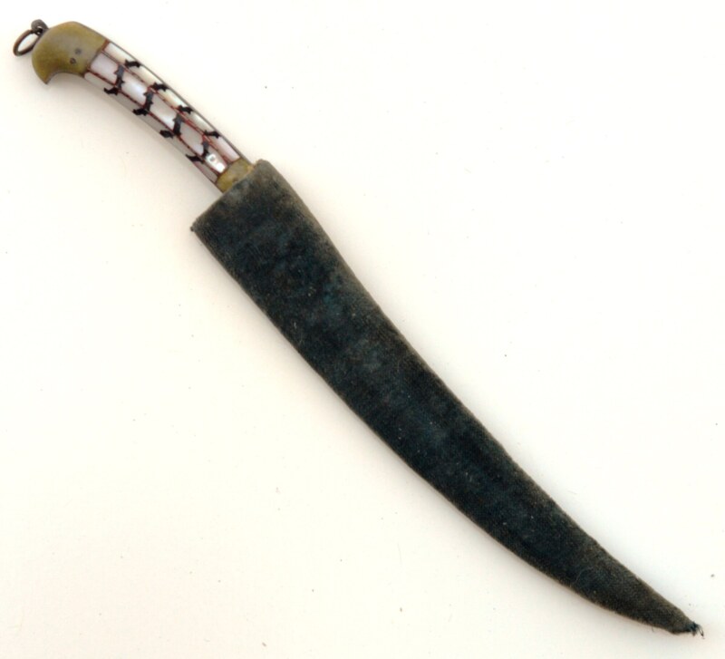 Indian Chhuri Knife, Late 19th/Early 20th C - Antique Weapon Store