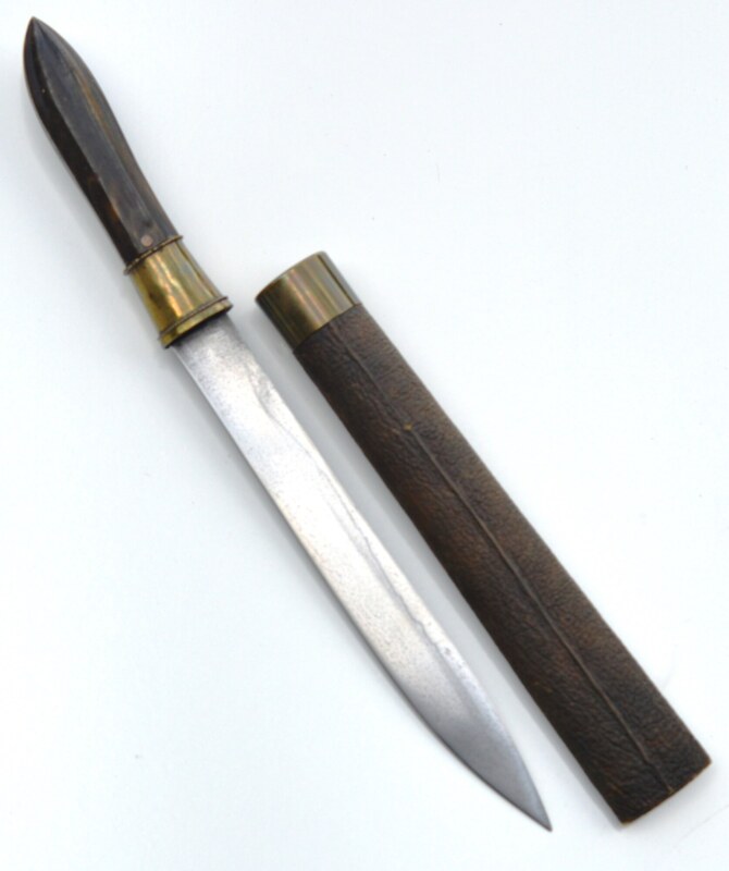 Quality Burmese Dha Dagger - Antique Weapon Store