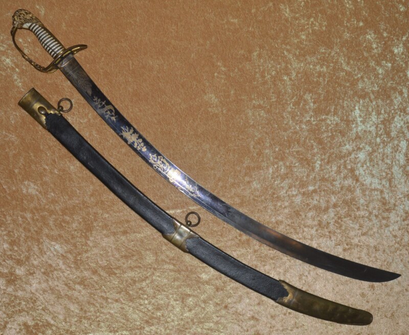 Exceptional British P1803 Infantry Officer’s Sword & Scabbard ...
