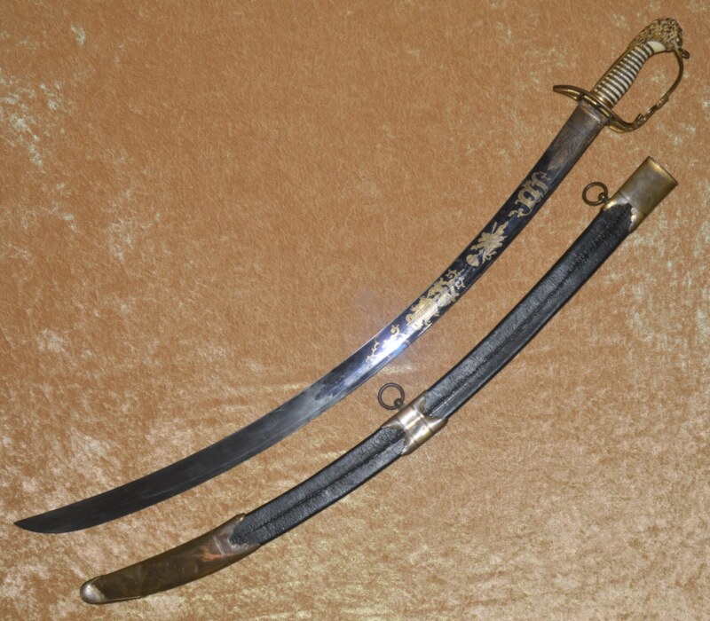 Exceptional British P1803 Infantry Officer’s Sword & Scabbard ...