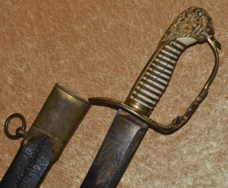 Exceptional British P1803 Infantry Officer’s Sword & Scabbard ...