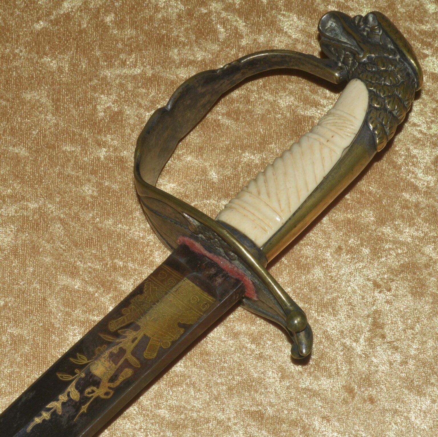 Exceptional US Eagle Head Mounted Artillery Officer’s Saber, ca. 1810 ...