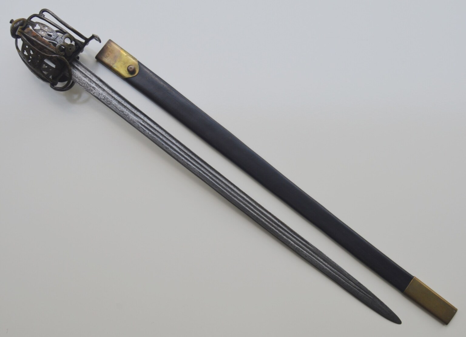 Scottish Basket-hilted Backsword, Mid-18th C - Antique Weapon Store