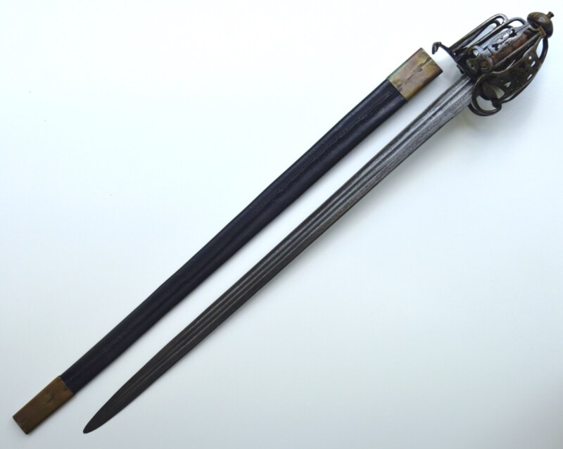 Scottish Basket-hilted Backsword, Mid-18th C - Antique Weapon Store