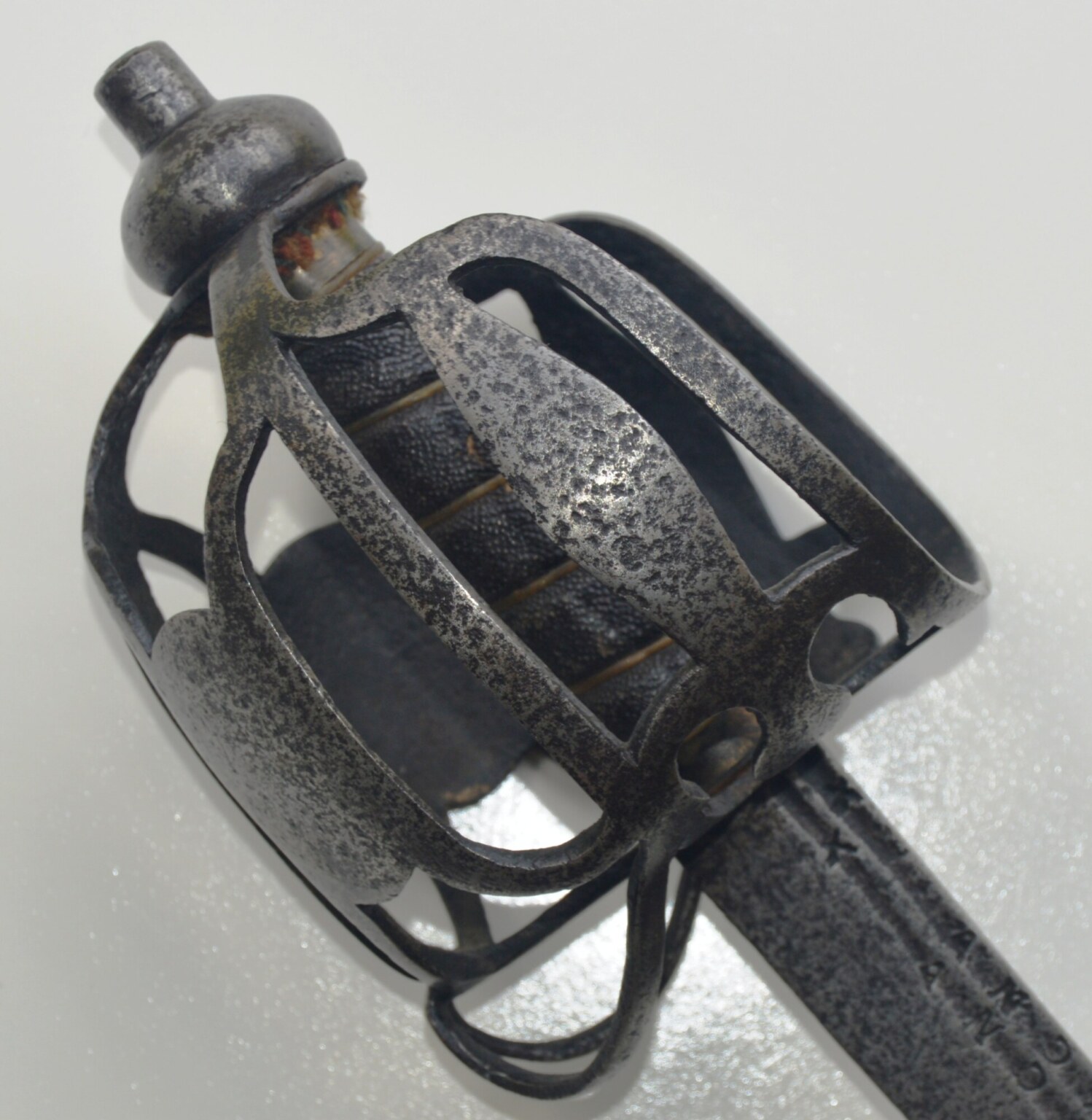 English Basket-hilted Backsword, 2nd Quarter 18th C - Antique Weapon Store