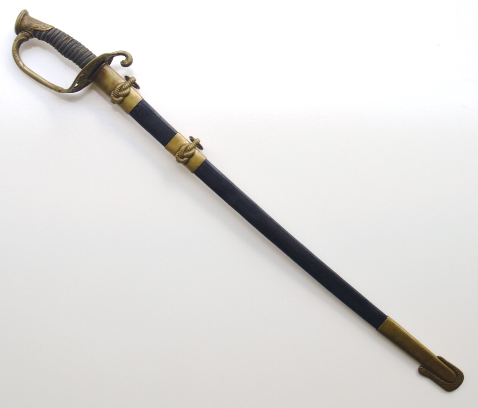 Historic Civil War Inscribed US M1852 Naval Officer’s Sword - Antique ...