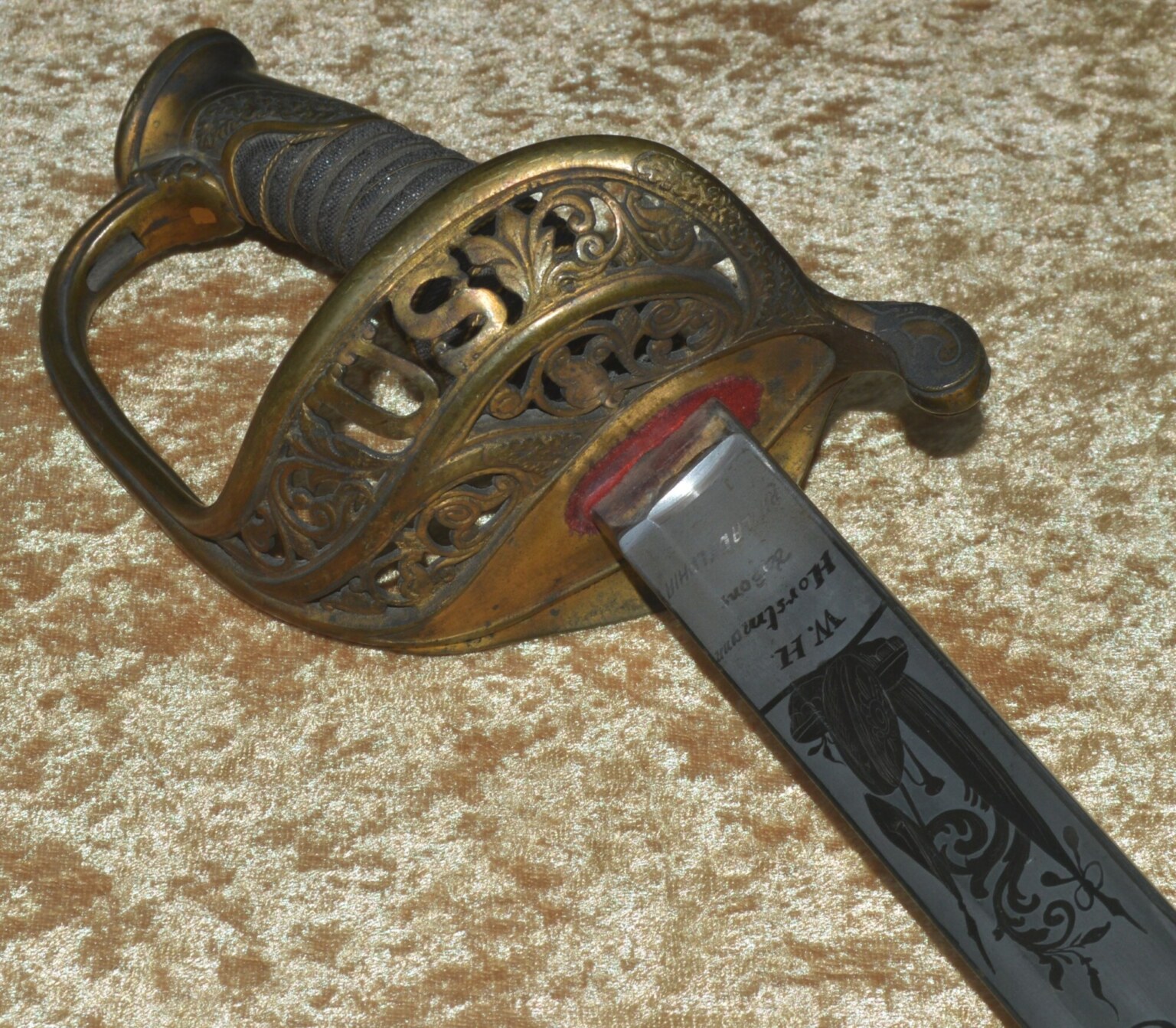 Civil War Presentation US M1850 Staff & Field Officer’s Sword ...