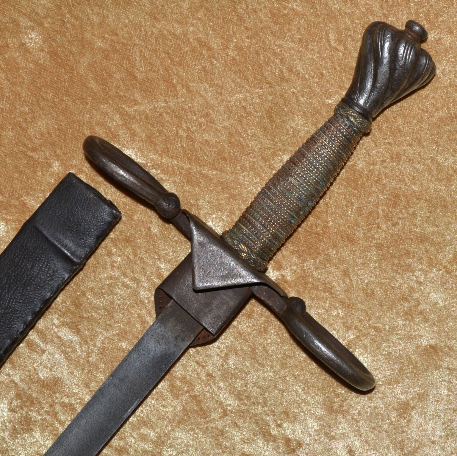 Rare Styrian (Austrian) Estoc with Scabbard, Late 16th C - Antique ...