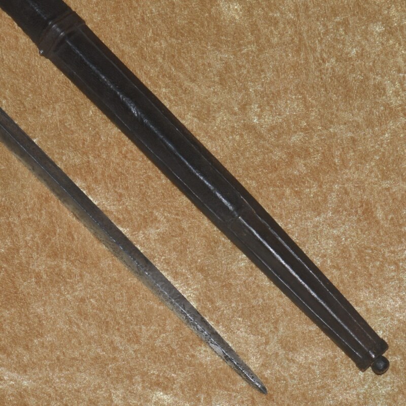 Rare Styrian (Austrian) Estoc with Scabbard, Late 16th C - Antique ...