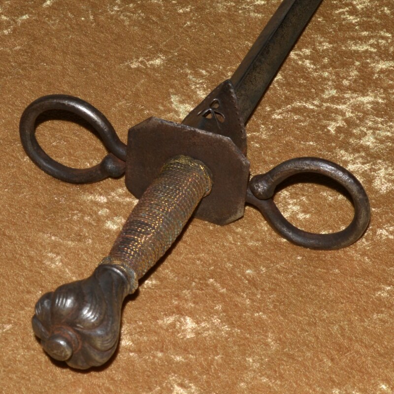 Rare Styrian (Austrian) Estoc with Scabbard, Late 16th C - Antique ...