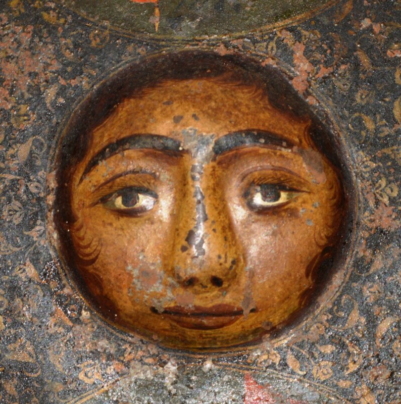 Large Painted Shield, North India, Late 18th C - Antique Weapon Store