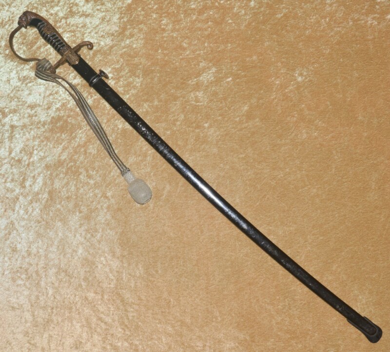 WWII Nazi German Army Heer Officer’s Lion Head Sword - Antique Weapon ...