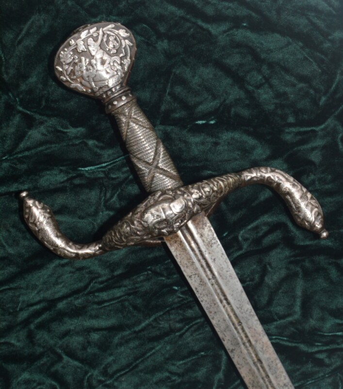 Silver Inlaid North European Rapier from Hever Castle, ca. 1630 ...