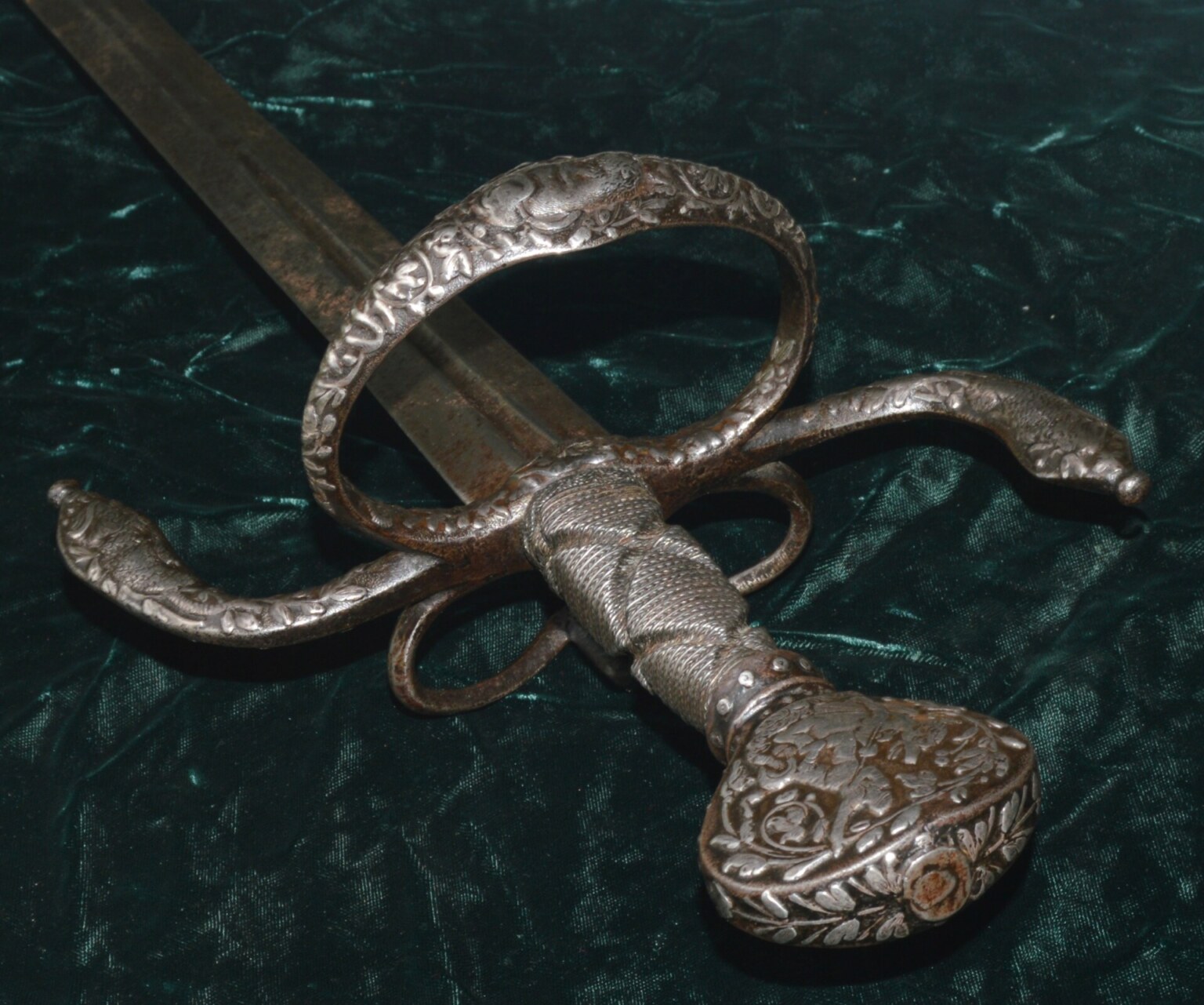 Silver Inlaid North European Rapier from Hever Castle, ca. 1630 ...