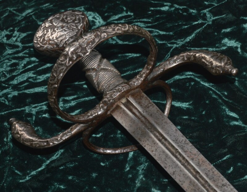 Silver Inlaid North European Rapier from Hever Castle, ca. 1630 ...