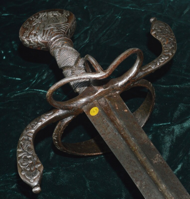 Silver Inlaid North European Rapier from Hever Castle, ca. 1630 ...