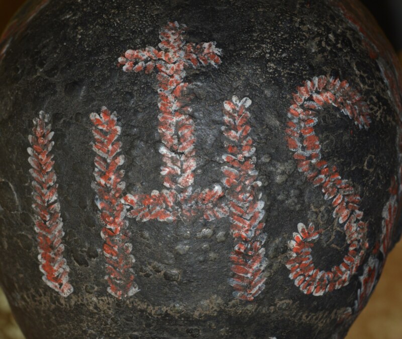 Painted Vehmic Oath Skull, Dated 1691 - Antique Weapon Store