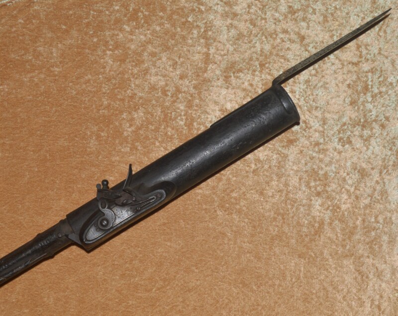 Rare British Flintlock Congreve Rocket Launcher, Early 19th C - Antique ...