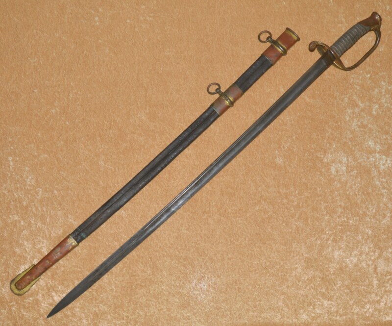 US Civil War M1850 Foot Officer's Sword - Antique Weapon Store