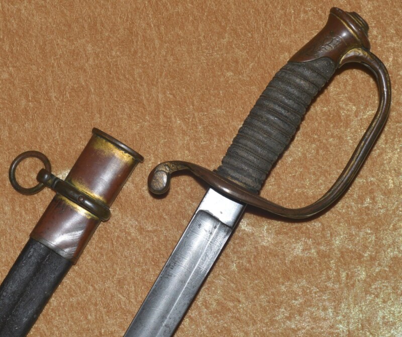 US Civil War M1850 Foot Officer's Sword - Antique Weapon Store