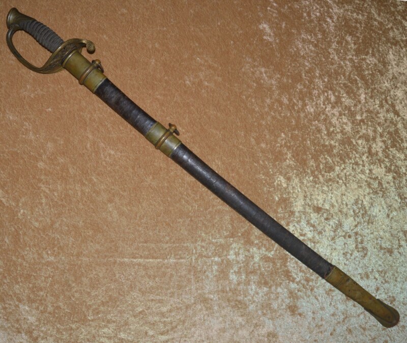 US M1850 Foot Officer Sword by Ames - Antique Weapon Store