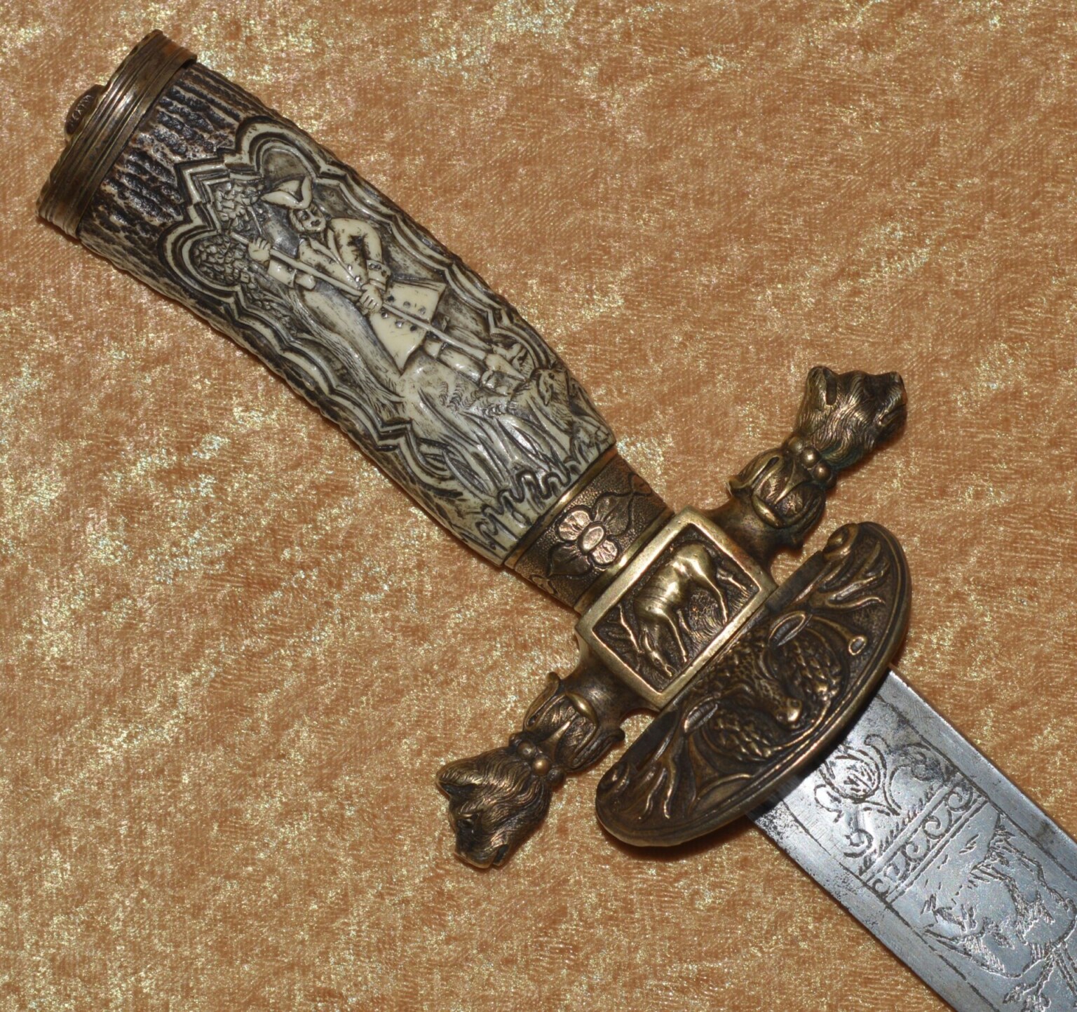 German Hunting Sword, 19th C - Antique Weapon Store