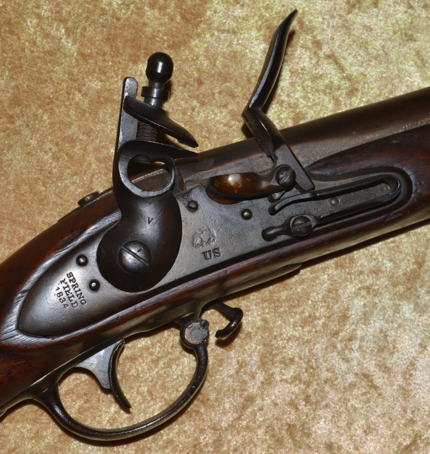 US Springfield M1816 Type III Flintlock Musket - Antique Weapon Store