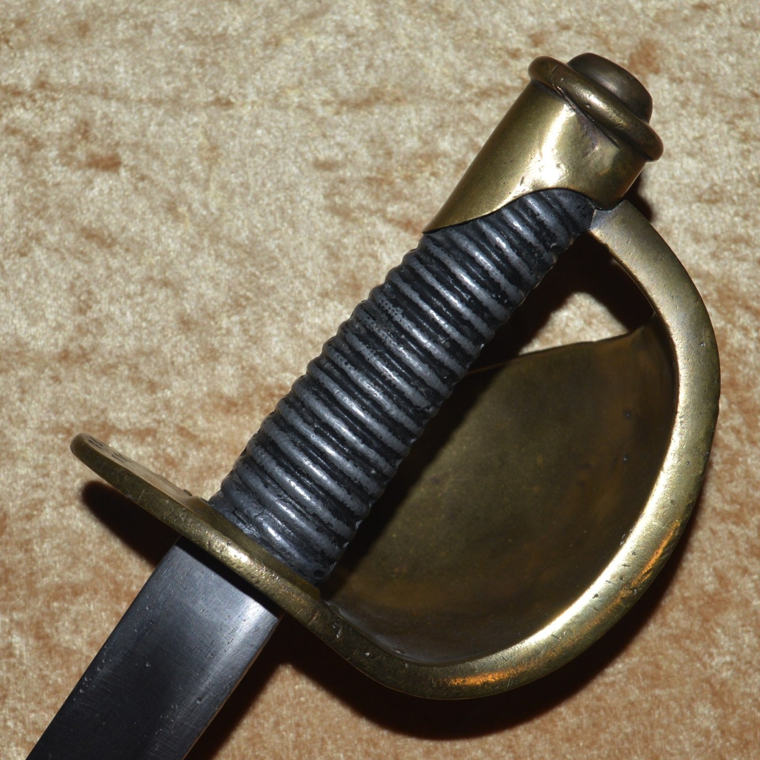 US M1860 Naval Cutlass and Scabbard - Antique Weapon Store
